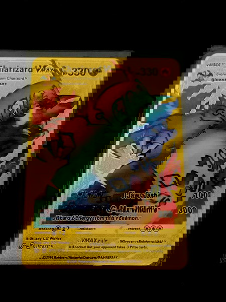 Επισημη Μεταλλικη Καρτα Pokemon V-Max -… - € 15,00 - Vendora