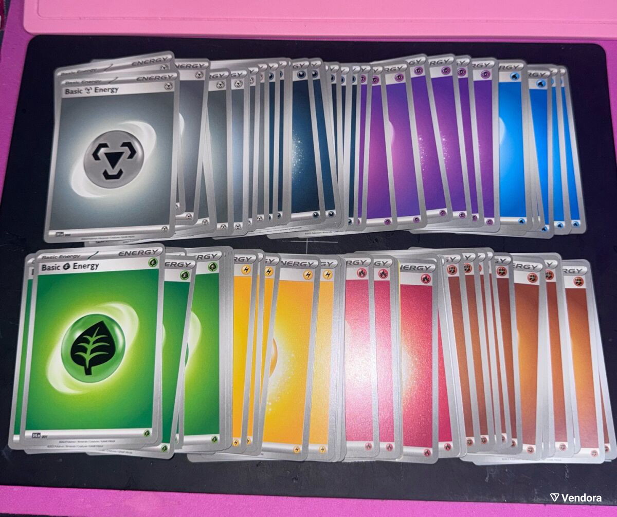 Pokemon energy cards σαν καινούργιο,… - € 4,80 - Vendora.gr