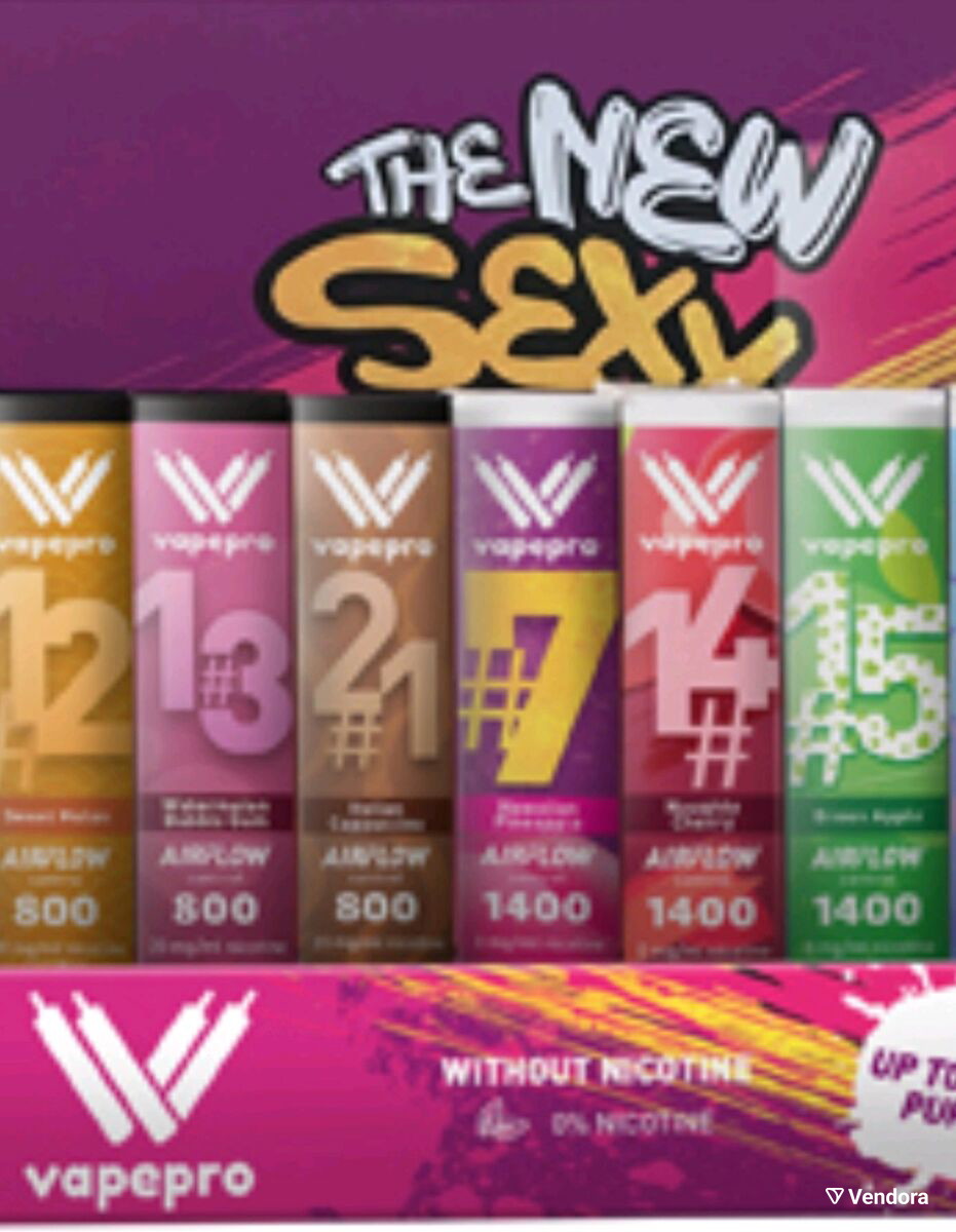 VapePro Disposable Vapes καινούργια,… - € 4,00 - Vendora.gr