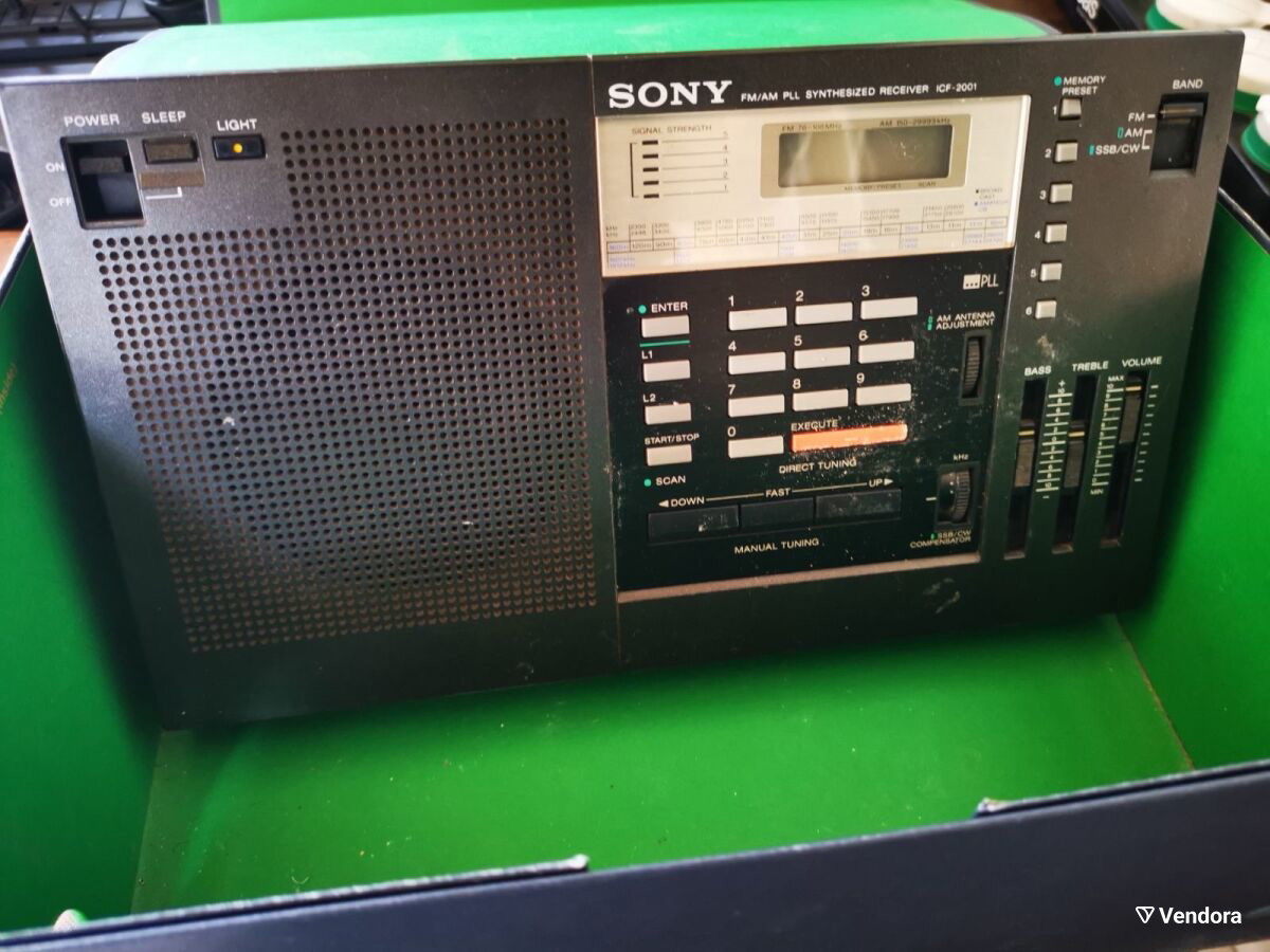 Sony radio παγκόσμιας λήψης ICF-2001… - € 35,00 - Vendora.gr