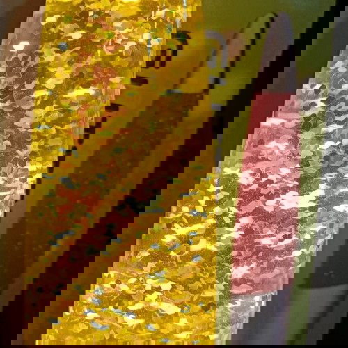 Lava lamp κίτρινη glitter vintage 90s… - € 20,00 - Vendora.gr