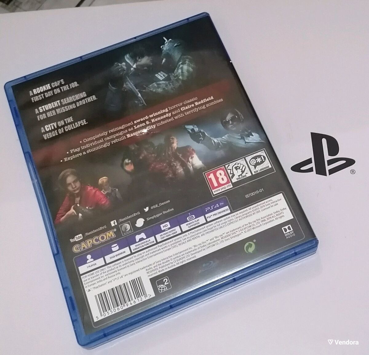 Resident Evil 2 Remake PS4 - € 18,00 - Vendora.gr