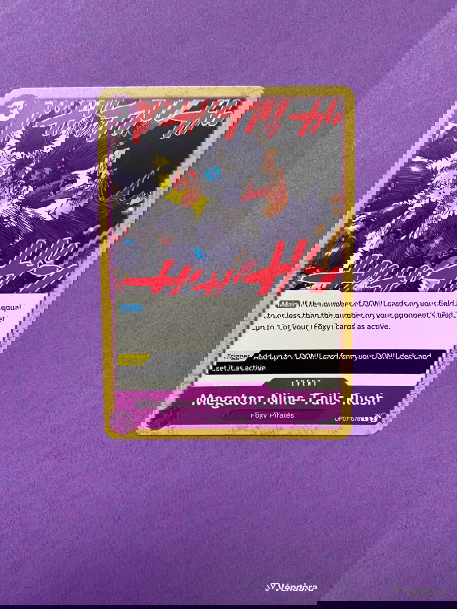 One Piece Card Game Megaton Nine-Tails… - € 0,40 - Vendora.gr