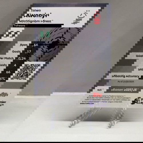 Taiwo Awoniyi Nottingham Forest Pro… - € 2,00 - Vendora.gr