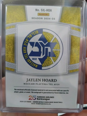 Καρτα Jaylen Hoard patch auto silhouette… - € 25,00 - Vendora.gr