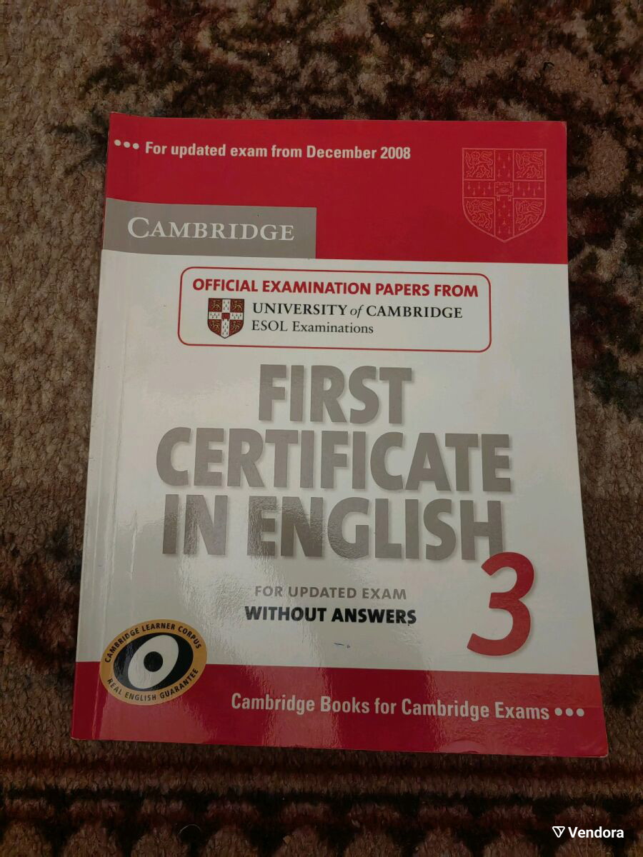 Cambridge First Certificate in English 3… - € 3,99 - Vendora.gr