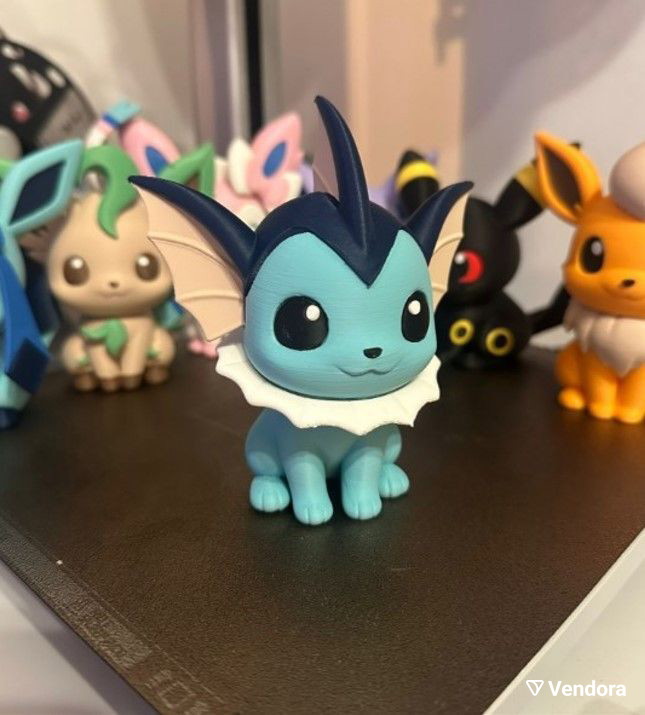 Pokemon Vaporeon Chibi 8cm 3D printed με… - € 9,99 - Vendora.gr