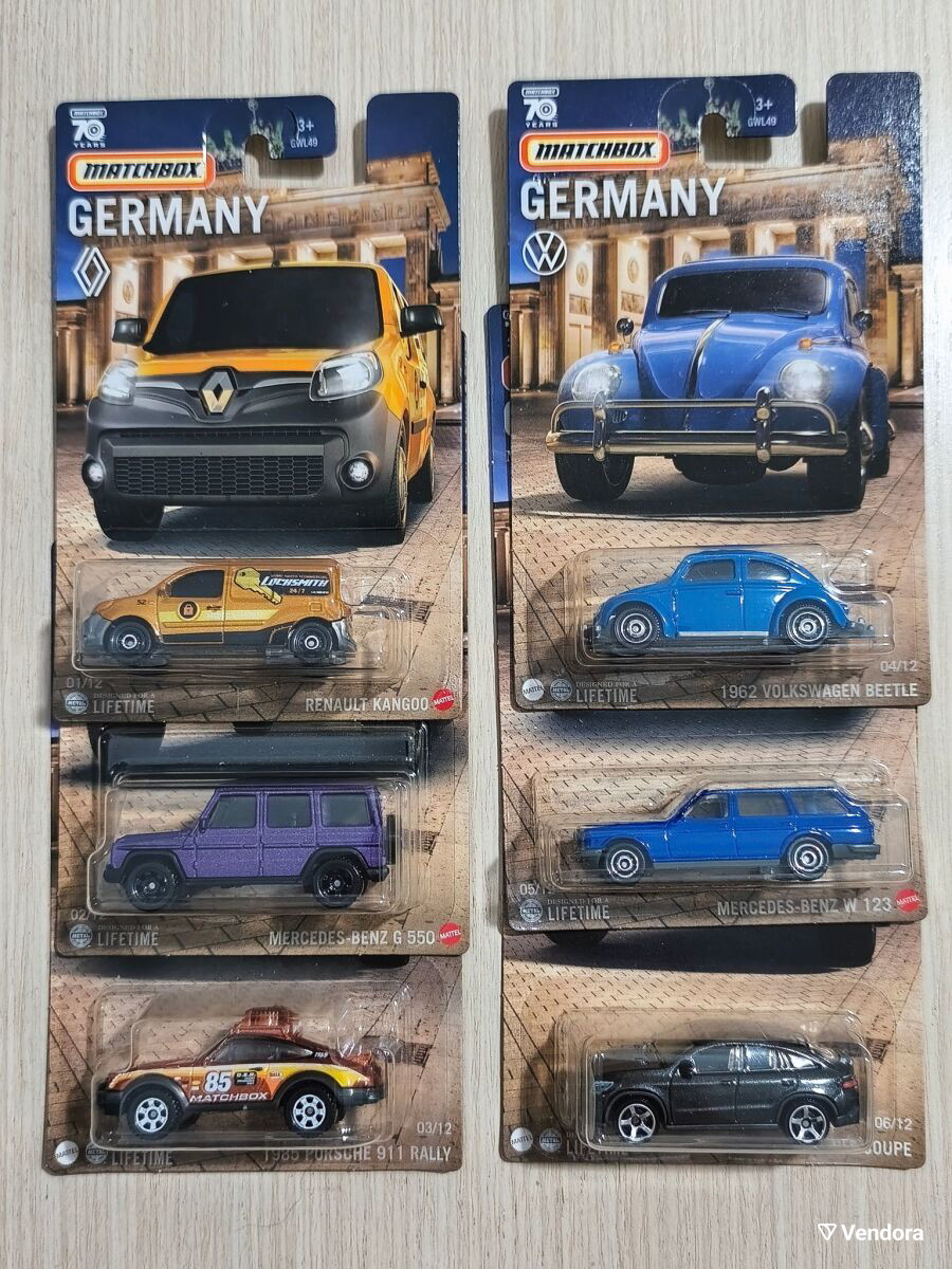 Πλήρης σειρά 2023 Matchbox Germany με 12… - € 55,00 - Vendora.gr