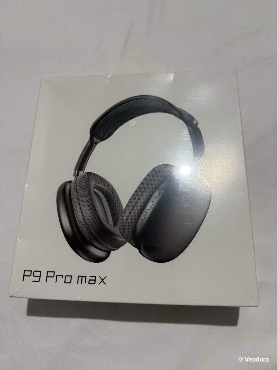 P9 Pro Max ασύρματα ακουστικά καινούργια - € 25,00 - Vendora.gr