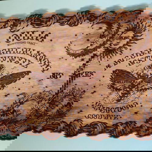 Ξύλινο Ouija Spirit Board “Death Moth”… - € 25,00 - Vendora.gr