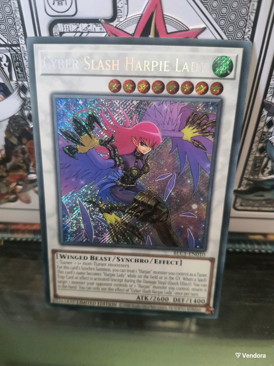 Yu-Gi-Oh! Cyber Slash Harpie Lady σαν… - € 8,00 - Vendora.gr