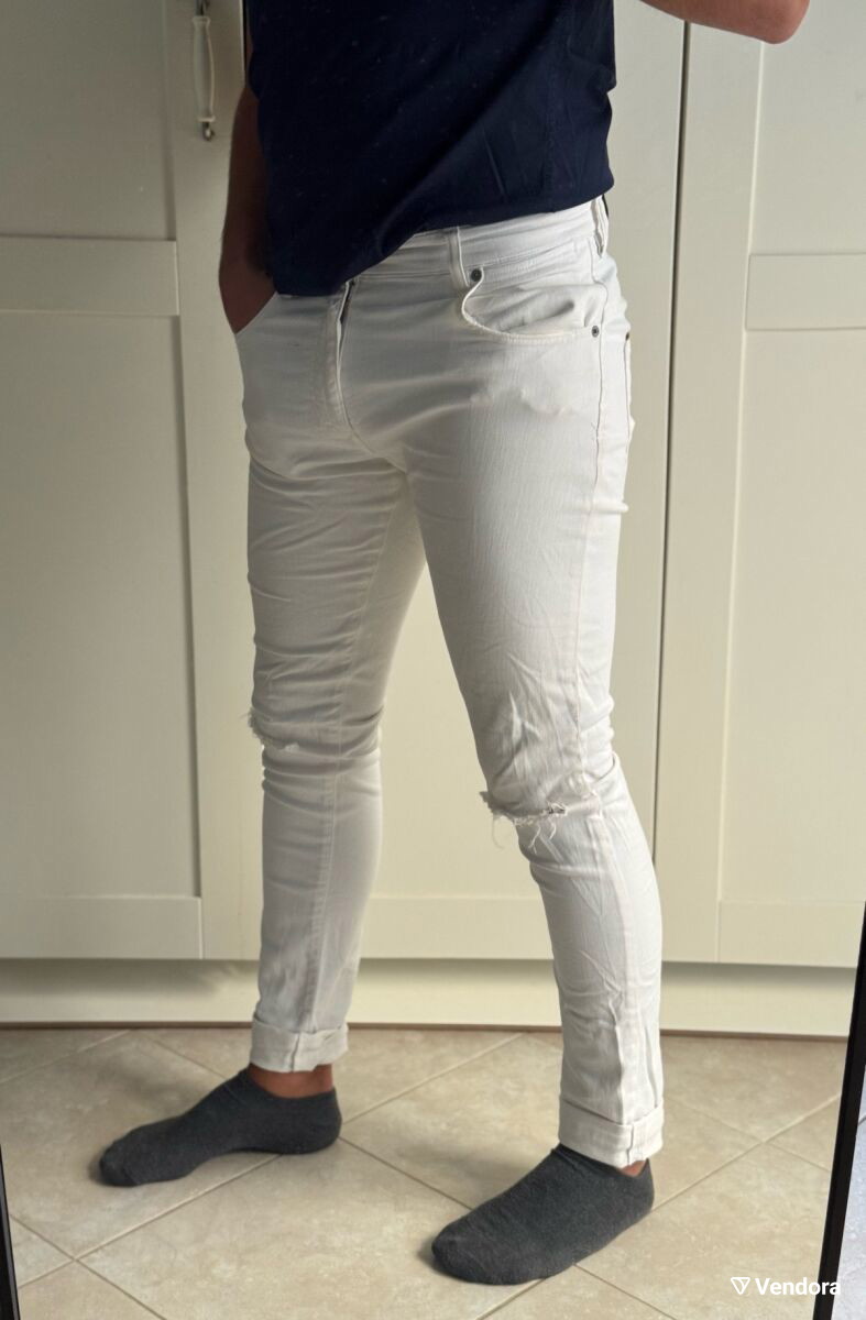 Staff Jeans άσπρο, slim fit, σαν… - € 10,00 - Vendora.gr