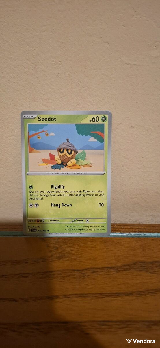 Картичка Pokemon - Seedot - € 1,00 - Vendora.gr