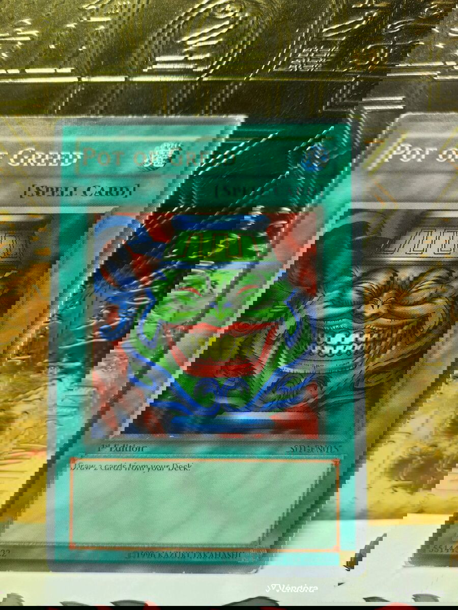 Yu-Gi-Oh! Pot of Greed μεταχειρισμένο - € 5,00 - Vendora.gr