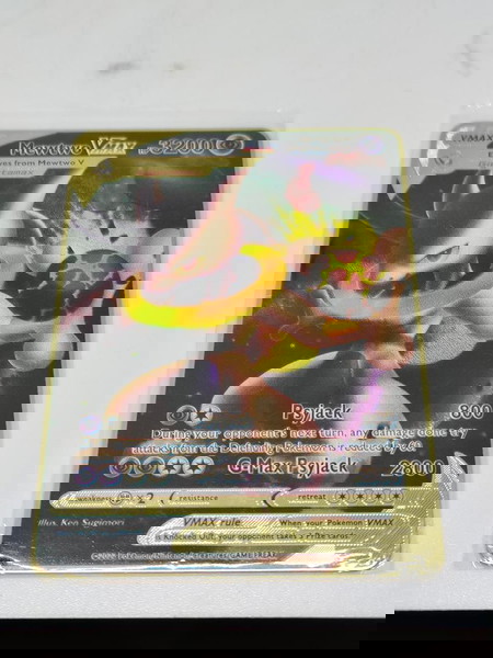 Μεταλλικη Καρτα Pokemon Mewtwo V-Max… - € 15,00 - Vendora