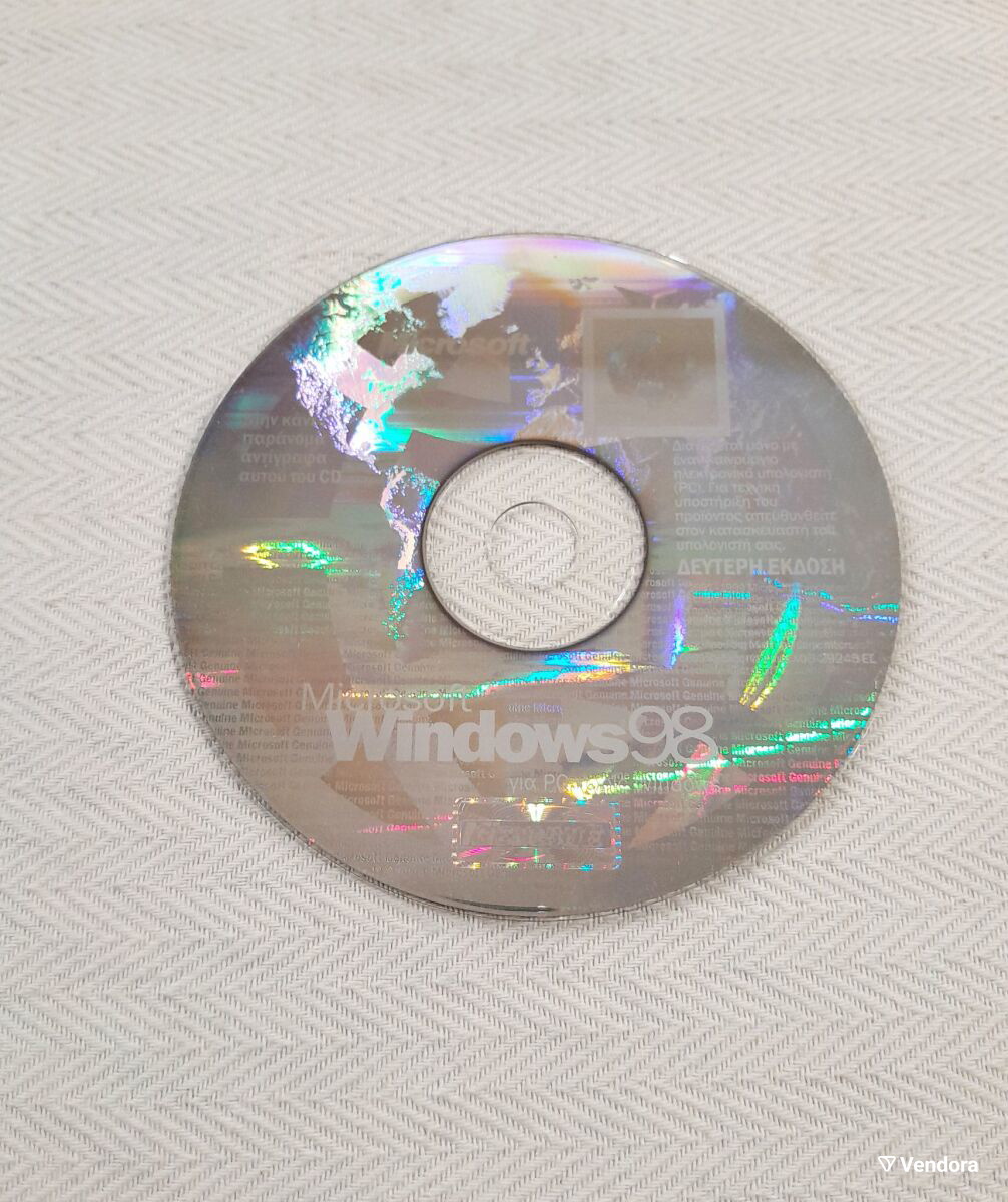 Windows 98 Δεύτερη Έκδοση CD καινούργιο… - € 20,00 - Vendora.gr