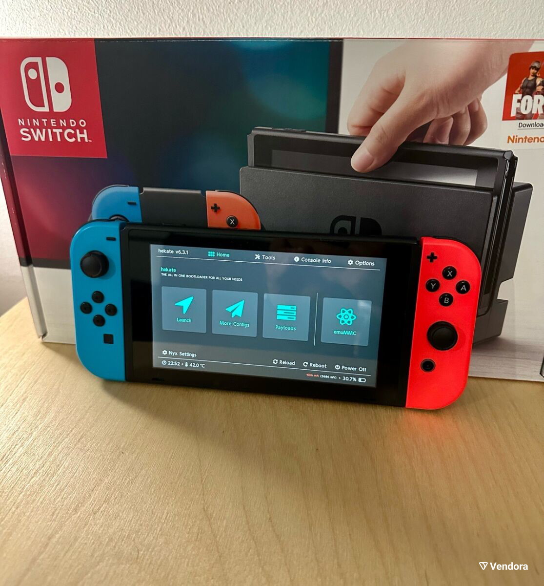Nintendo Switch version 1 με modchip… - € 230,00 - Vendora.gr