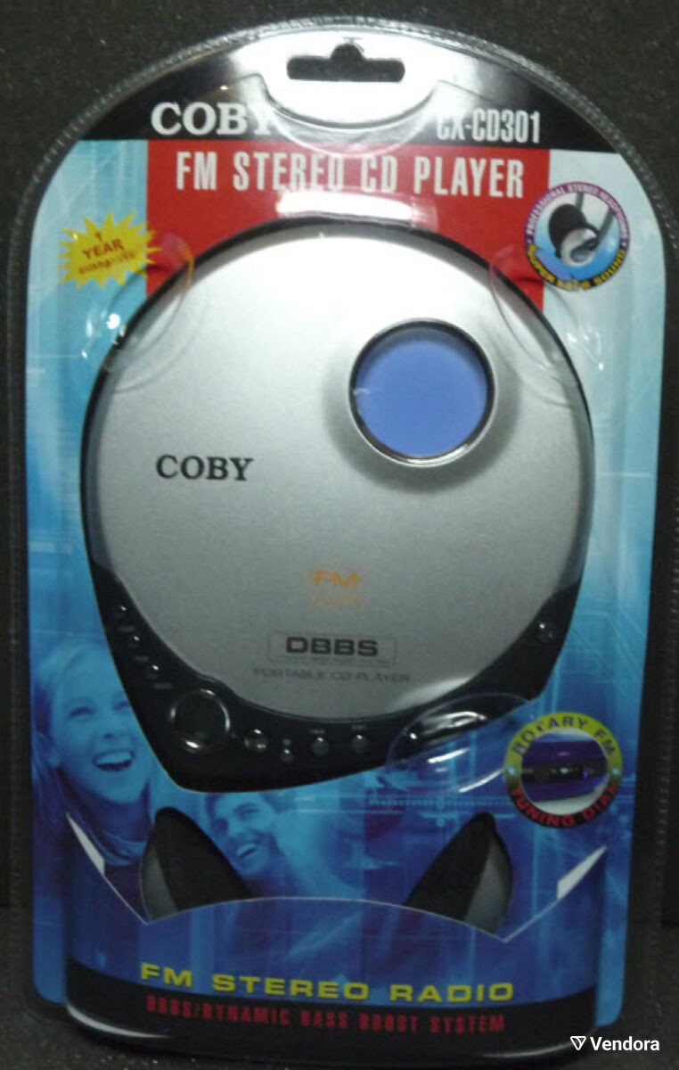 CD Player & FM φορητό Coby CX-CD301… - € 25,00 - Vendora.gr