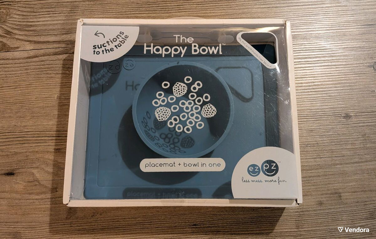EZPZ The Happy Bowl σιλικονένιο πιάτο με… - € 18,00 - Vendora.gr