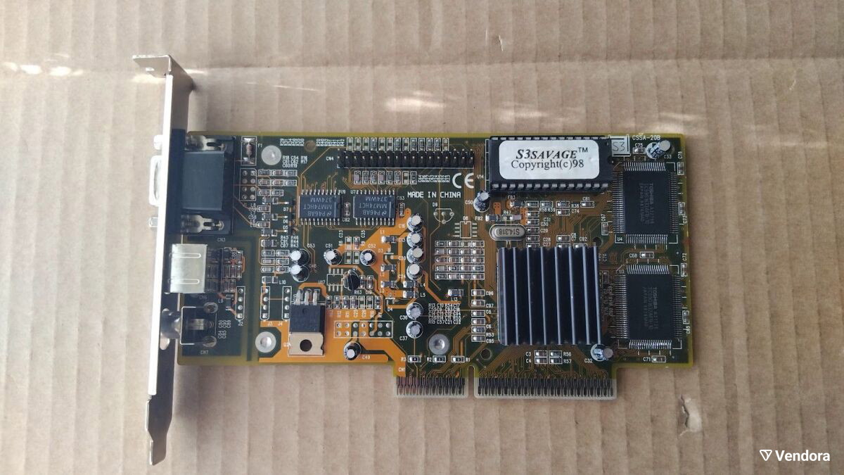 Κάρτα γραφικών S3 Savage 3D CSSA-20B 8MB… - € 15,00 - Vendora.gr