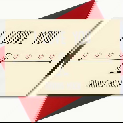 Κάρτα "I love you" με φάκελο καινούργια - € 2,50 - Vendora.gr