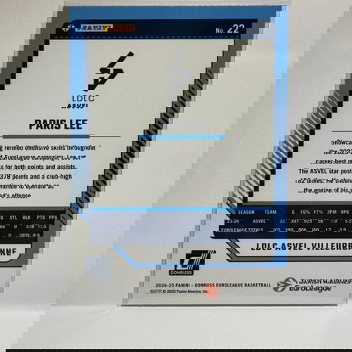 Κάρτα 2024-25 Panini Donruss Euroleague… - € 2,00 - Vendora.gr