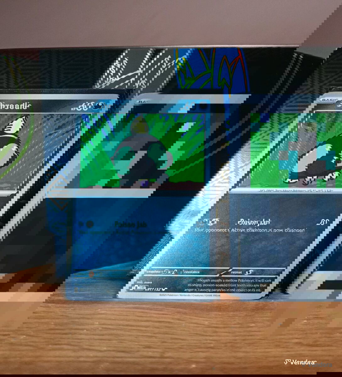 Κάρτα Pokémon Shroodle Mega Evolution σαν… - € 0,35 - Vendora.gr