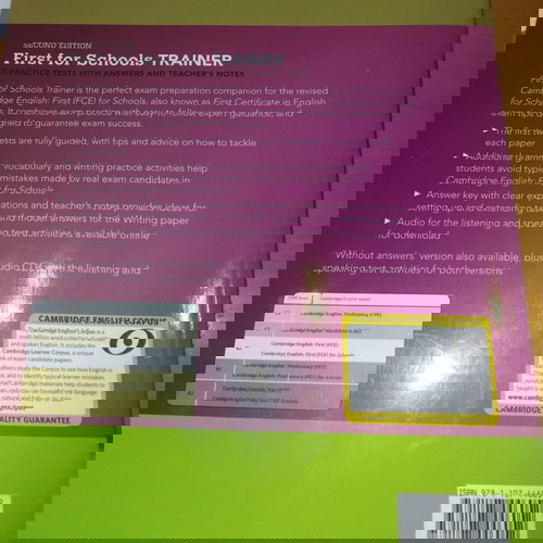 Βιβλίο First for Schools Trainer… - € 7,00 - Vendora.gr