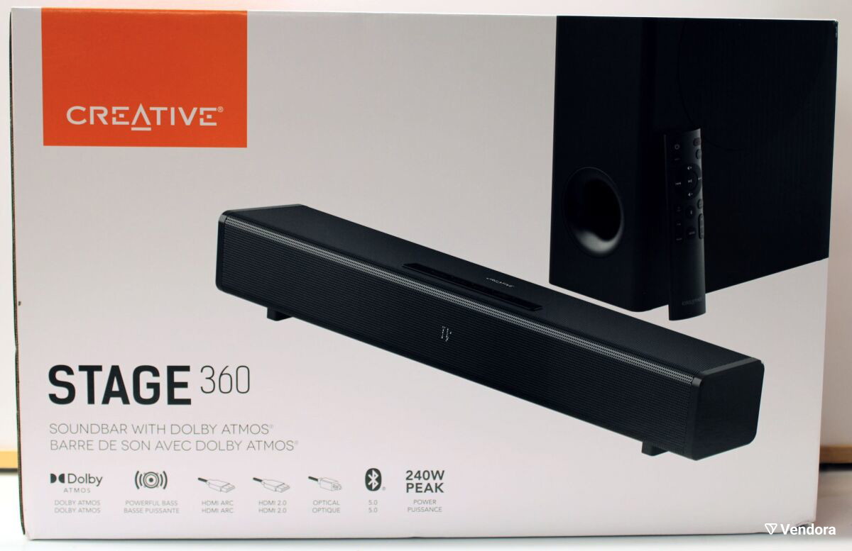 Soundbar Creative Stage 360 νέος, 2.1… - € 246,00 - Vendora.gr