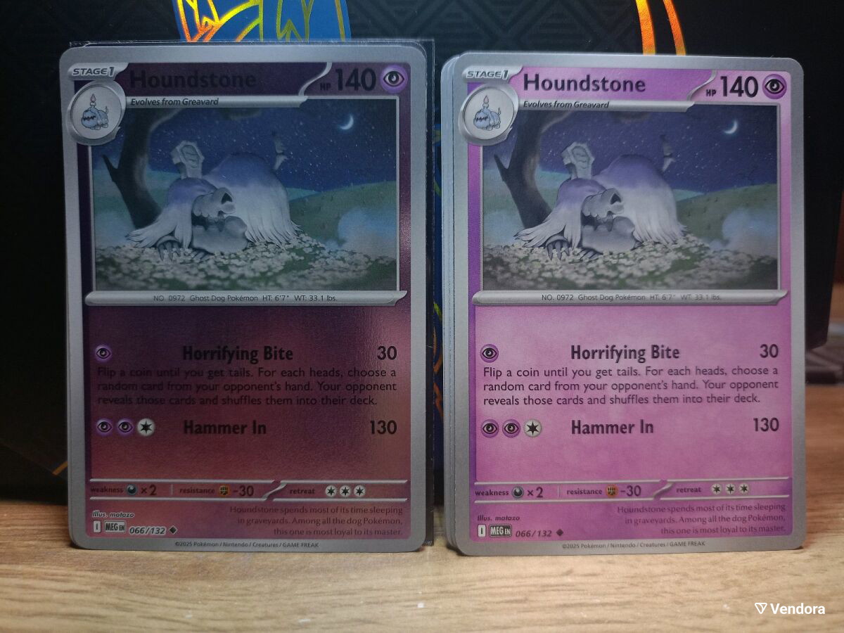 Κάρτα Pokémon Houndstone Mega Evolution… - € 0,70 - Vendora.gr