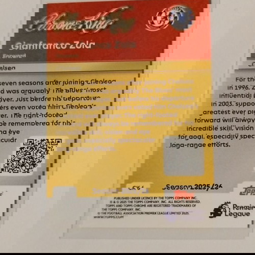 Topps Premier League 2026 Chrome King… - € 3,00 - Vendora.gr