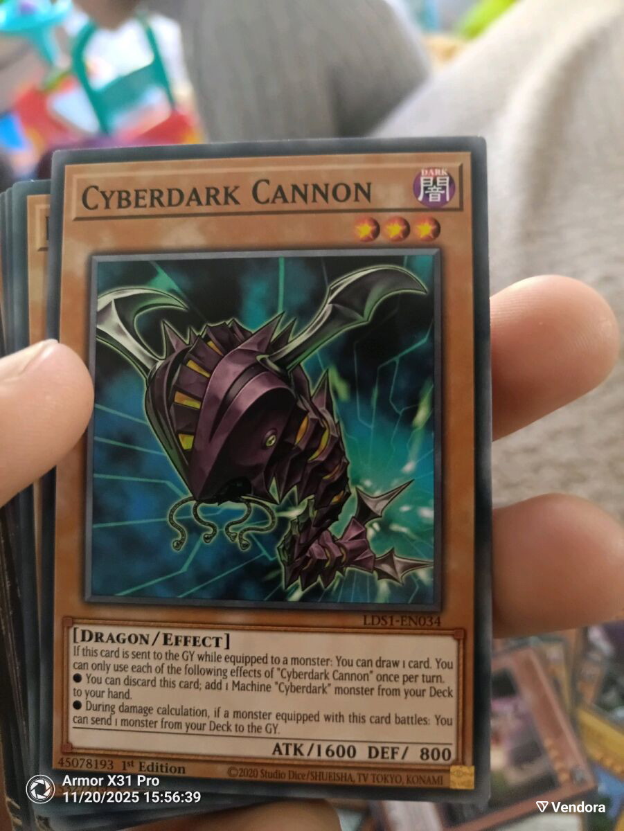 Yu-Gi-Oh Cyberdark Cannon σαν καινούργιο - € 0,99 - Vendora.gr