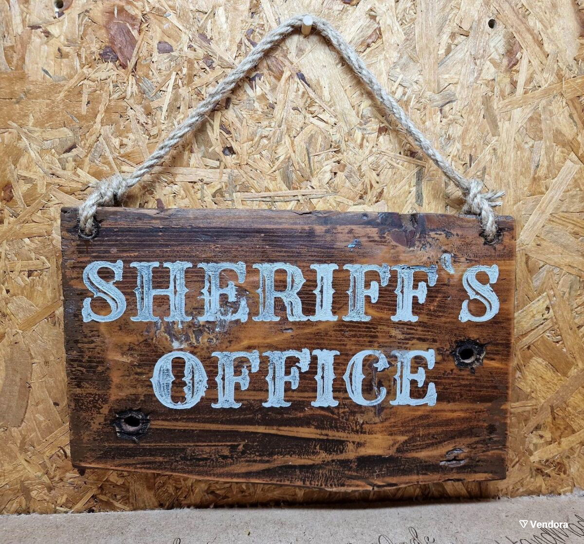 Διακοσμητική πινακίδα Sheriff`s Office… - € 15,00 - Vendora.gr