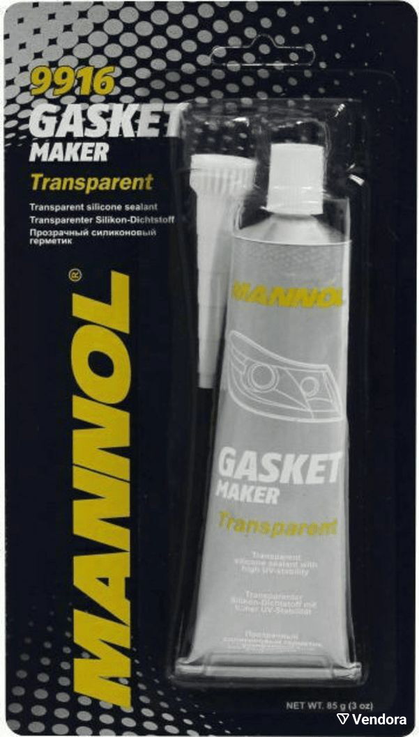 Mannol Φλαντζόκολλα Διάφανη 85gr Καινούργια - € 1,90 - Vendora.gr