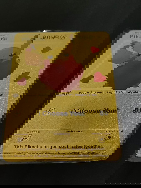 Pikachu Basic Pokemon Μεταλλικη Καρτα Game… - € 15,00 - Vendora