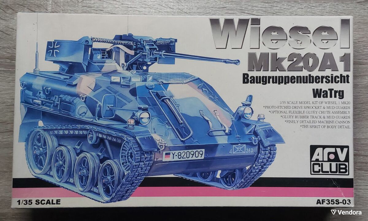 AFV Club Wiesel Mk20A1 πλαστικό κιτ 1/35… - € 50,00 - Vendora.gr