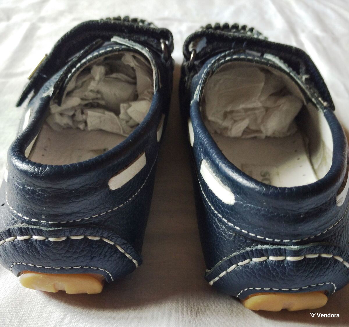 ΠΑΠΟΥΤΣΙΑ ΔΕΡΜΑΤΙΝΑ NAVY, Ν/Ο 36,… - € 20,00 - Vendora.gr