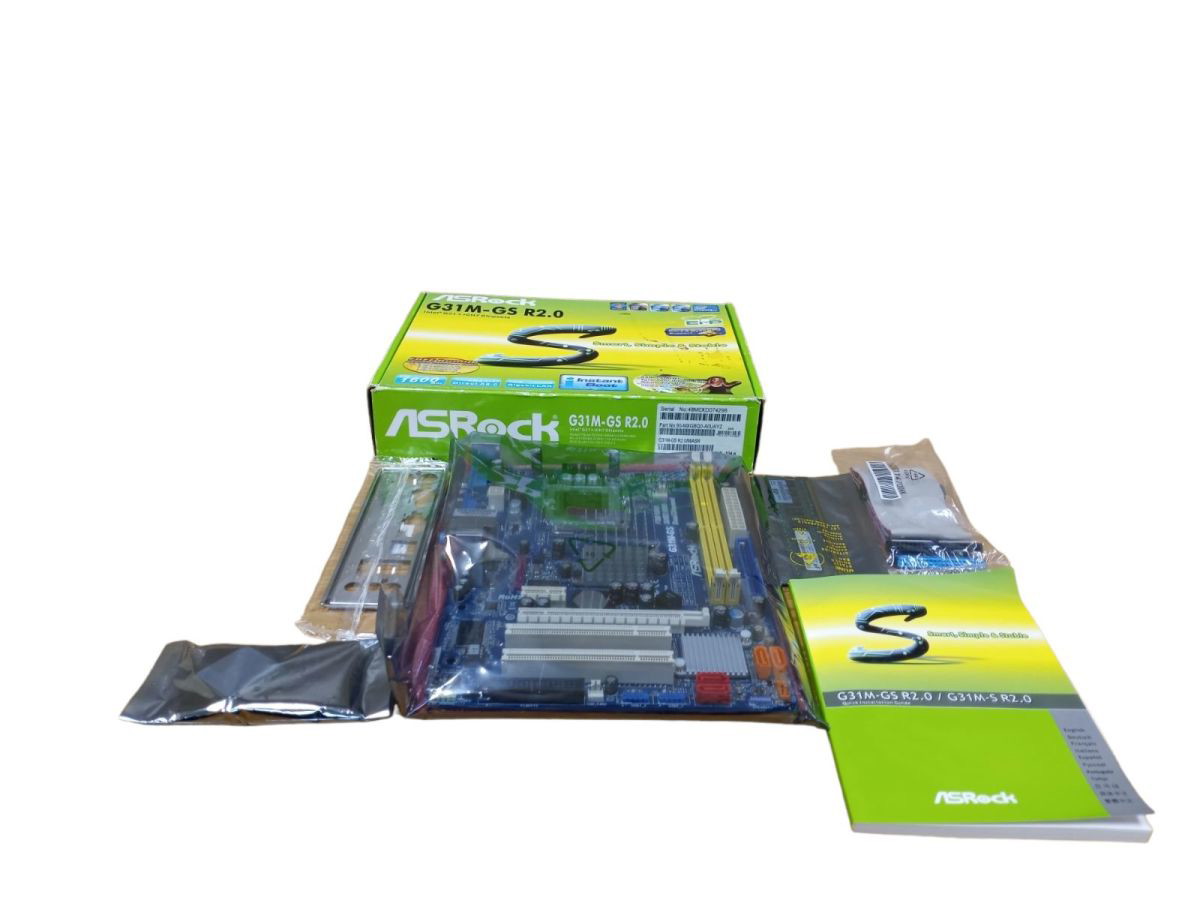 ASRock G31M-GS Motherboard W/ I/O, LGA 775… - € 60,00 - Vendora