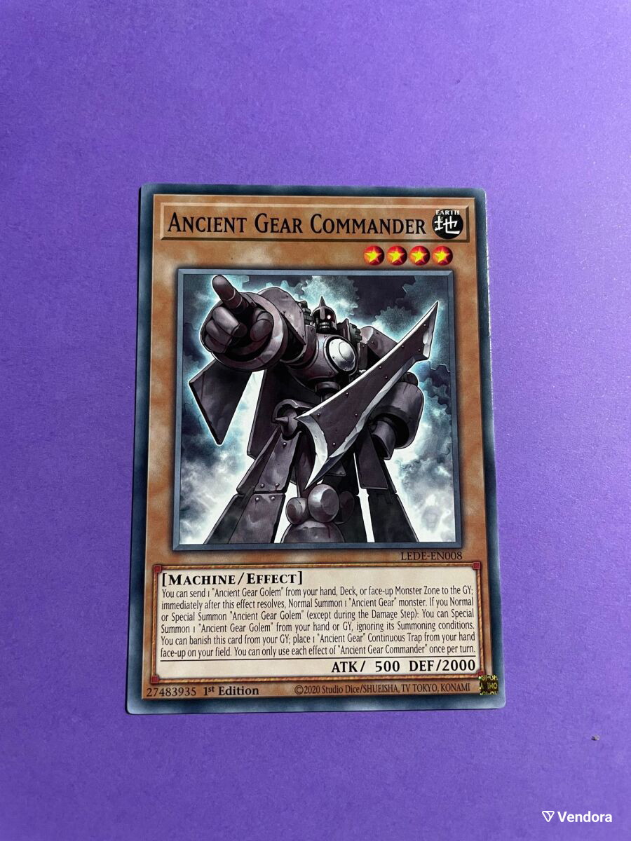 Ancient Gear Commander κάρτα Yu-Gi-Oh!… - € 0,70 - Vendora.gr