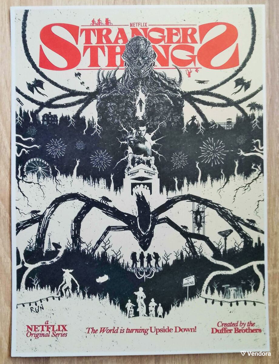 Αφίσα Stranger Things original series… - € 4,00 - Vendora.gr