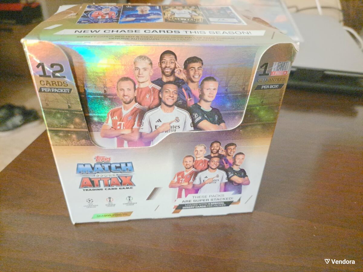 Ολοκληρο σφραγισμένο κουτί Topps Match… - € 87,75 - Vendora.gr