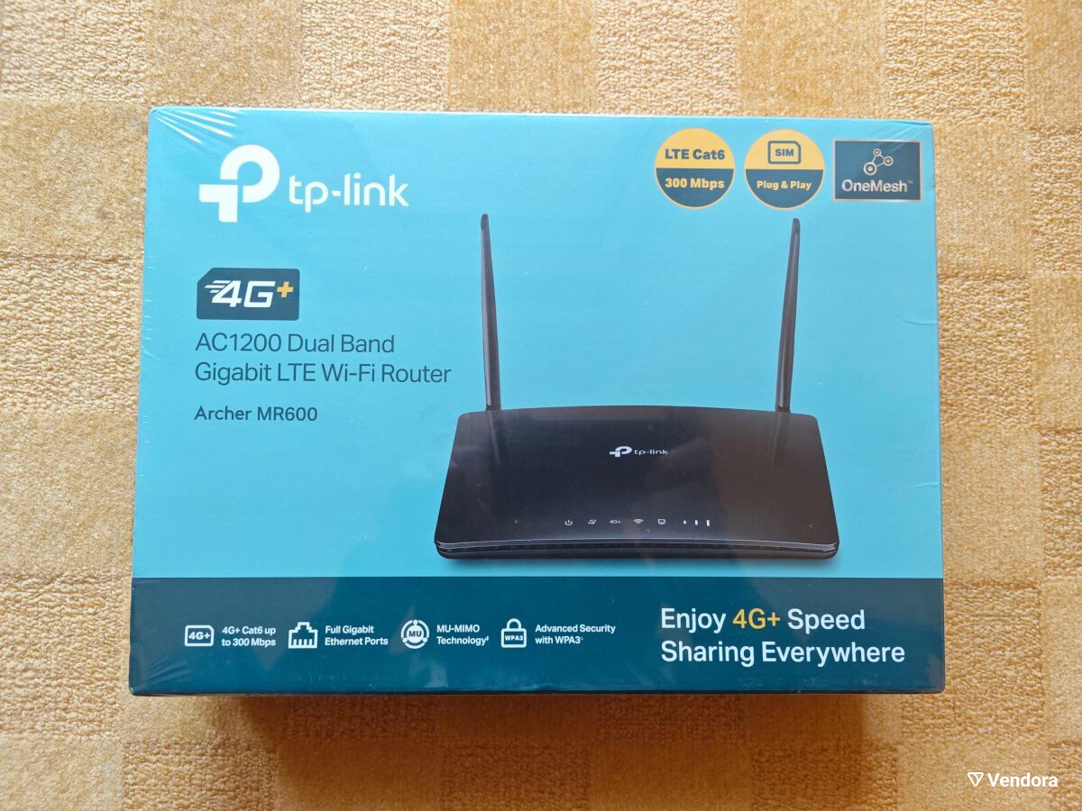 TP-LINK Archer MR600 v3 ασύρματο 4G… - € 90,00 - Vendora.gr