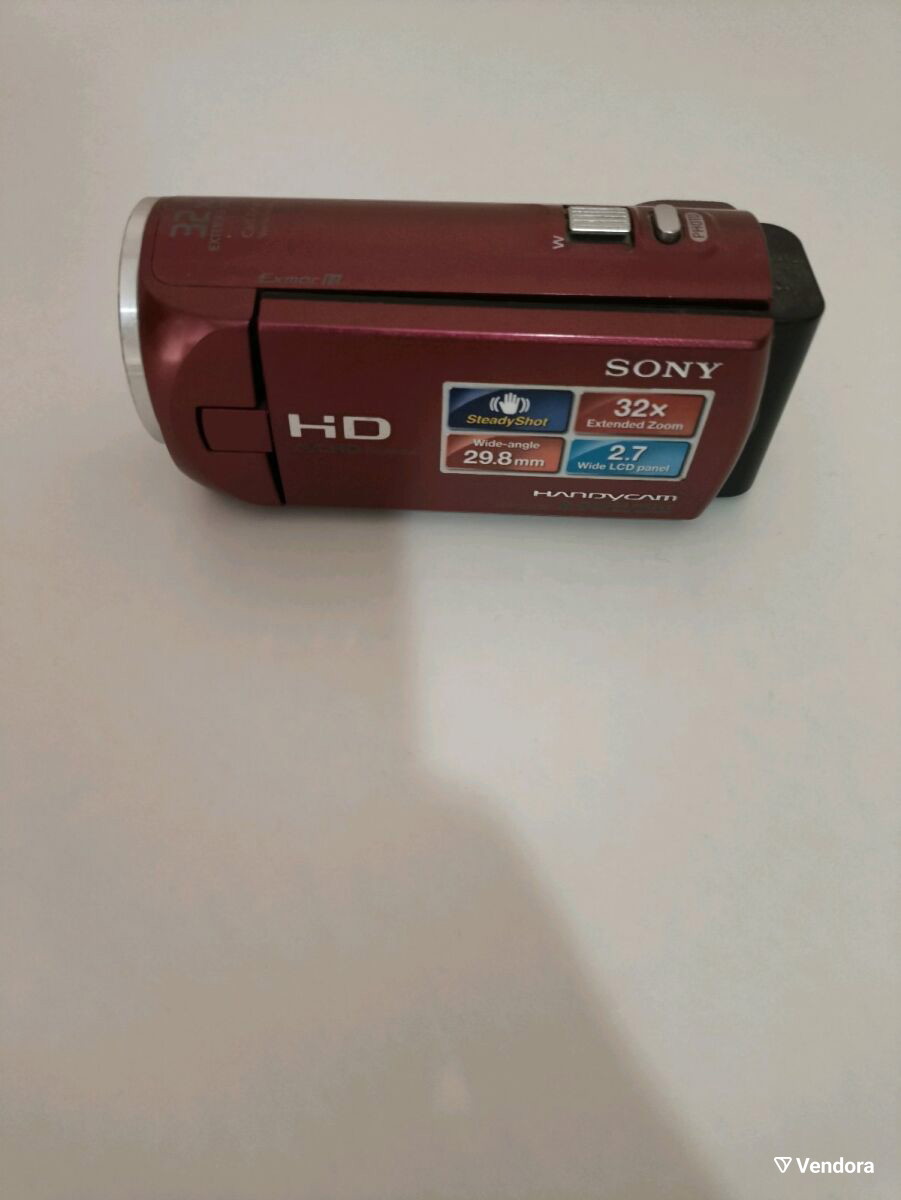 Sony camcorder cx220 κόκκινη σαν… - € 100,00 - Vendora.gr