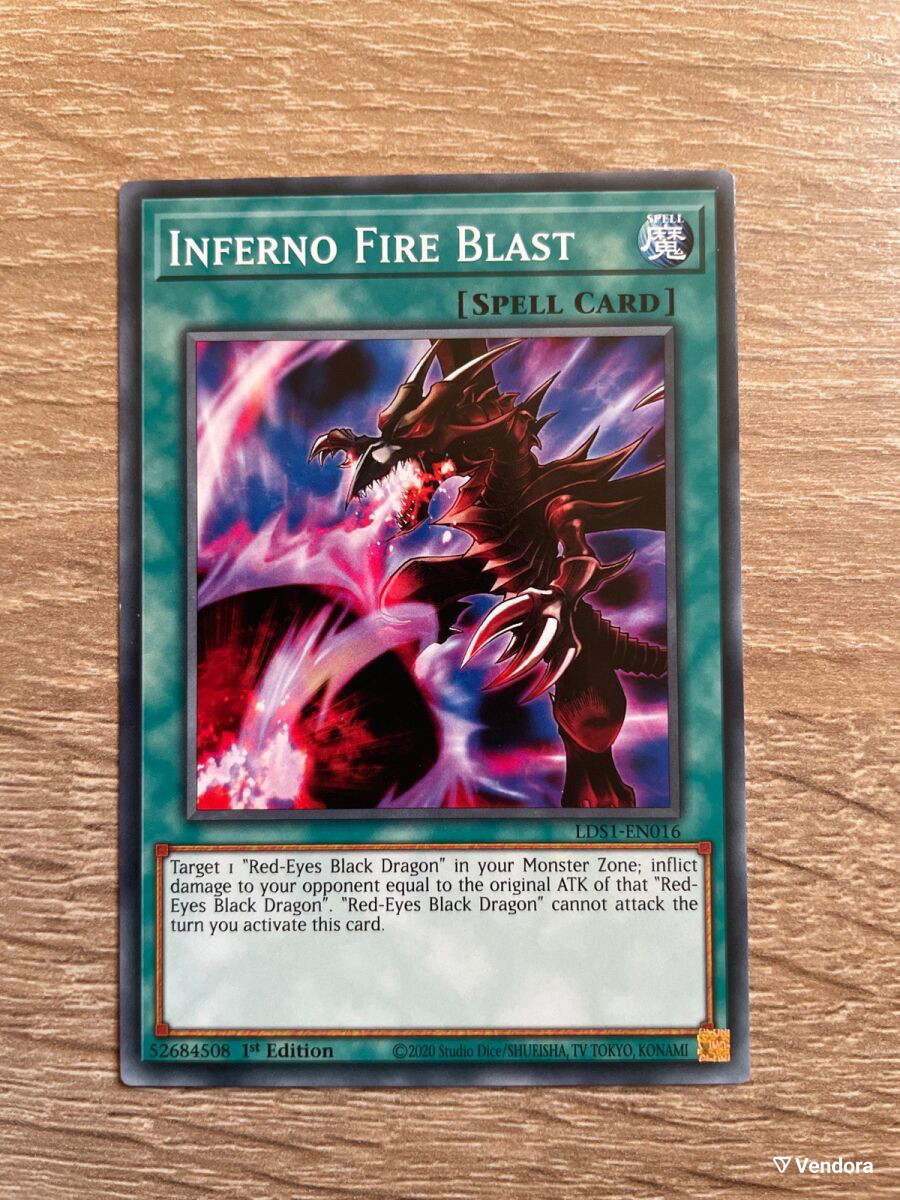 Inferno Fire Blast κάρτα Yu-Gi-Oh! σαν… - € 1,50 - Vendora.gr