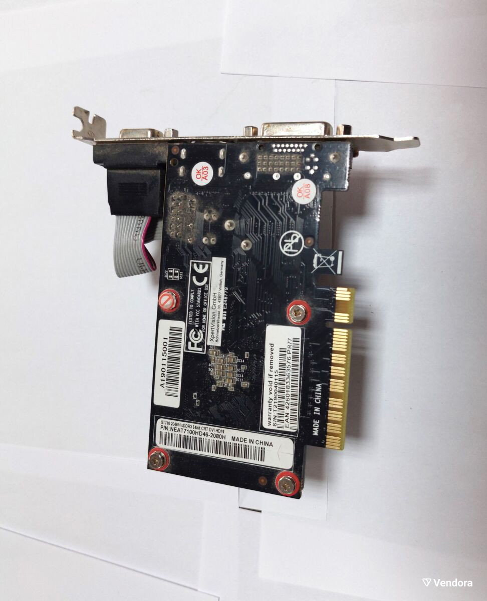NVIDIA GeForce GT 710 2GB DDR3 Low… - € 20,00 - Vendora.gr