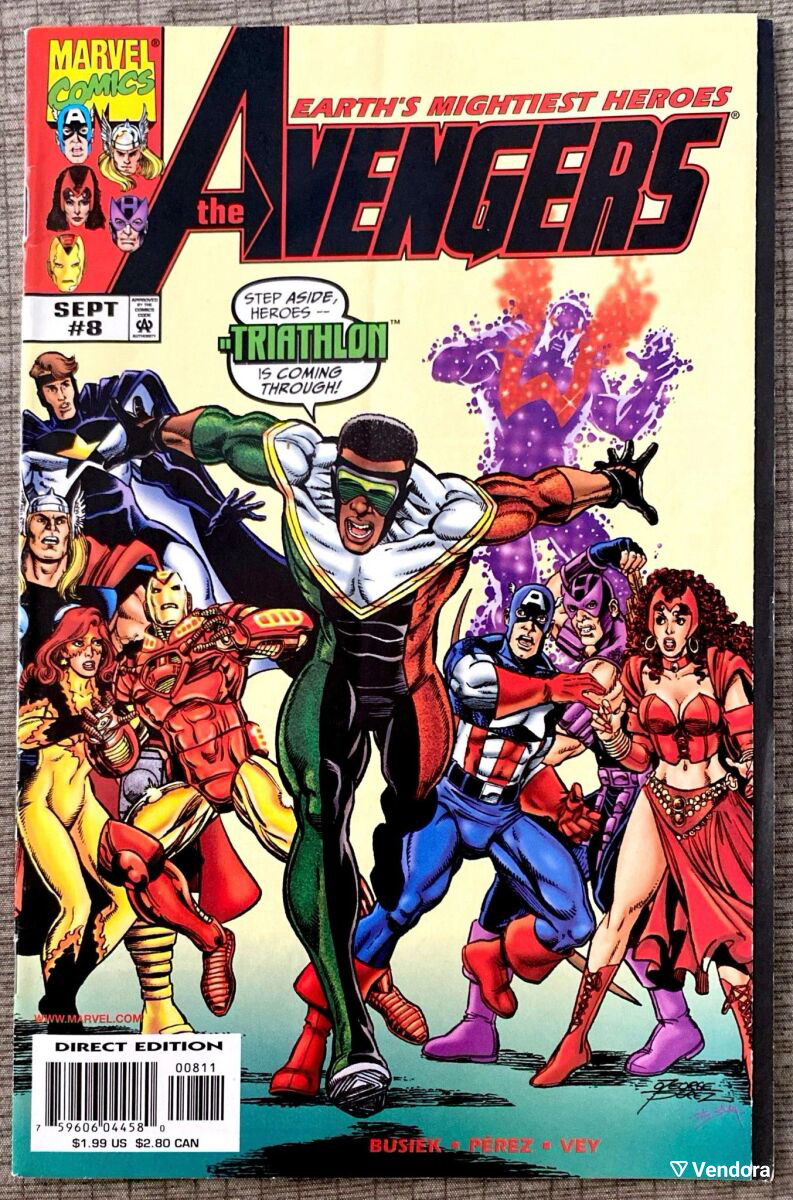 The Avengers #8B (vol. 3) μεταχειρισμένο… - € 3,00 - Vendora.gr