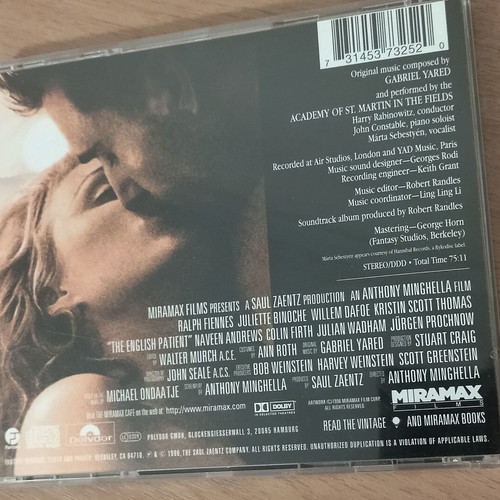 Ο Άγγλος Ασθενής Soundtrack CD σαν… - € 8,00 - Vendora.gr