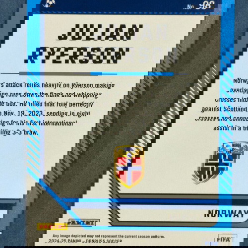 Julian Ryerson Panini Donruss Blue /49… - € 7,00 - Vendora.gr