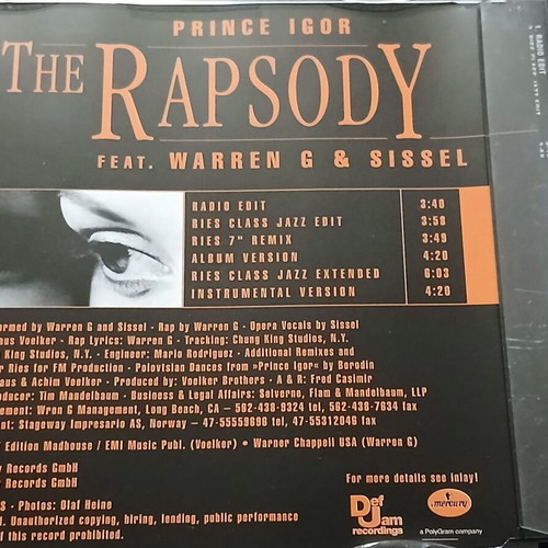 The Rapsody Prince Igor CD single σαν… - € 4,00 - Vendora.gr