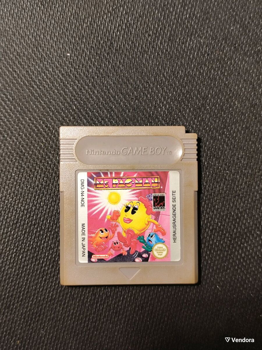 Κασέτα Gameboy Pacman μεταχειρισμένη - € 17,00 - Vendora.gr